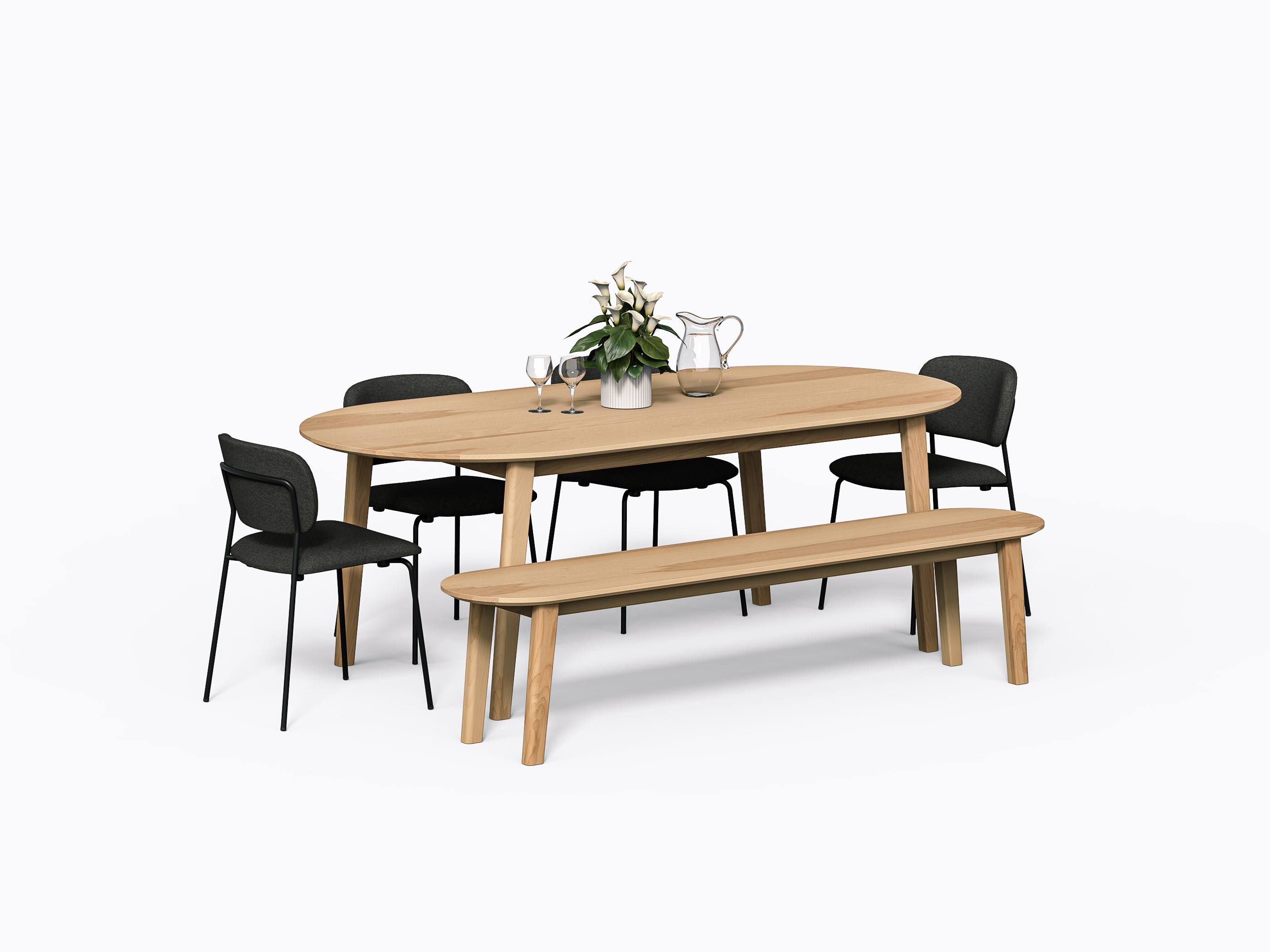 Solid Wood Dining Tables - Made in Canada | De Gaspé