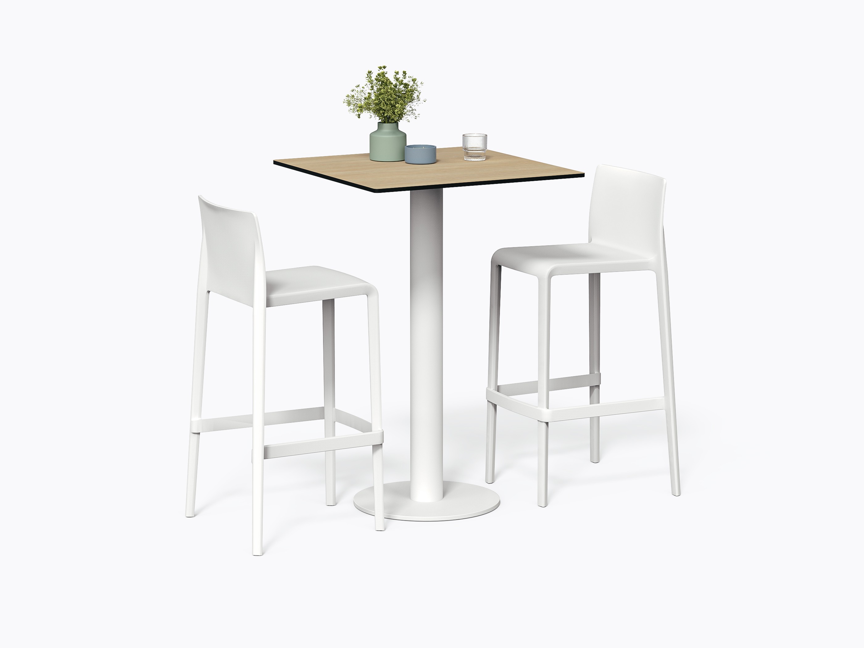 Table bistro moderne Olson - Fabriquée au Québec | De Gaspé | De Gaspé